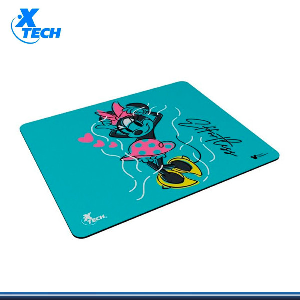 PAD MOUSE XTECH EDICION MINNIE MOUSE AGUA MARINA DIMENSIONES 22x18cm (PN:XTA-D100MM)